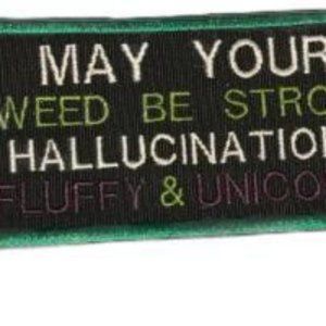 bonofastitch.com | Accessories | Funny Embroidered Emblempatch Unicorny ...